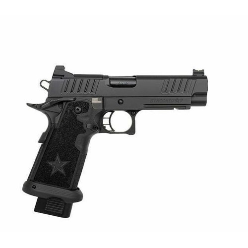 STACCATO-P 9mm 4.4ʺ 17rd Curved Trigger - Black | KYGUNCO