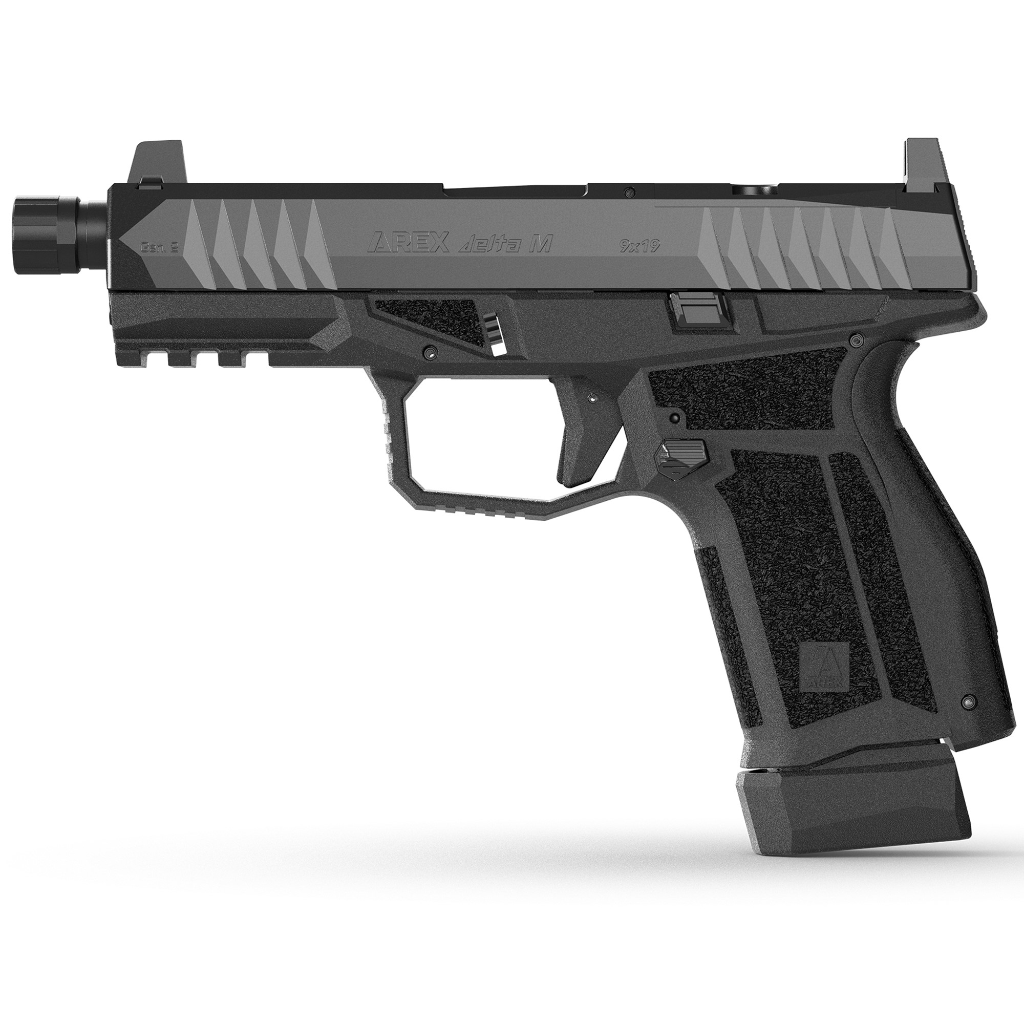 AREX DEFENSE Delta M Tactical 9mm 4.6" 17rd Optic Ready Pistol w ...