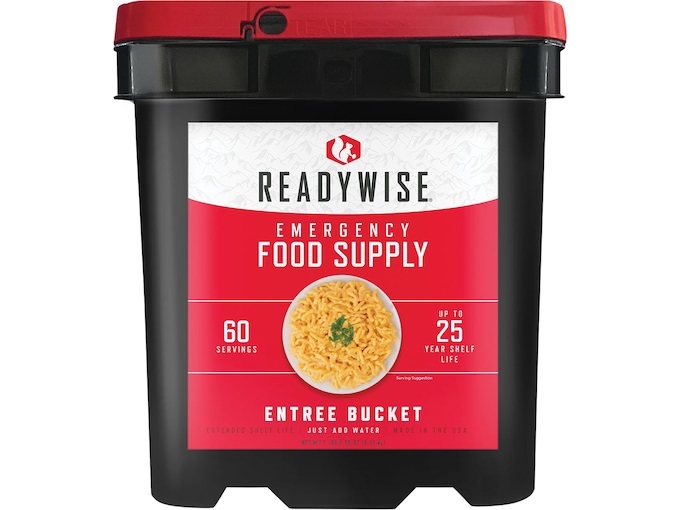READY WISE Emergency Food Supply Entree Buckett - 60 Servings | KYGUNCO
