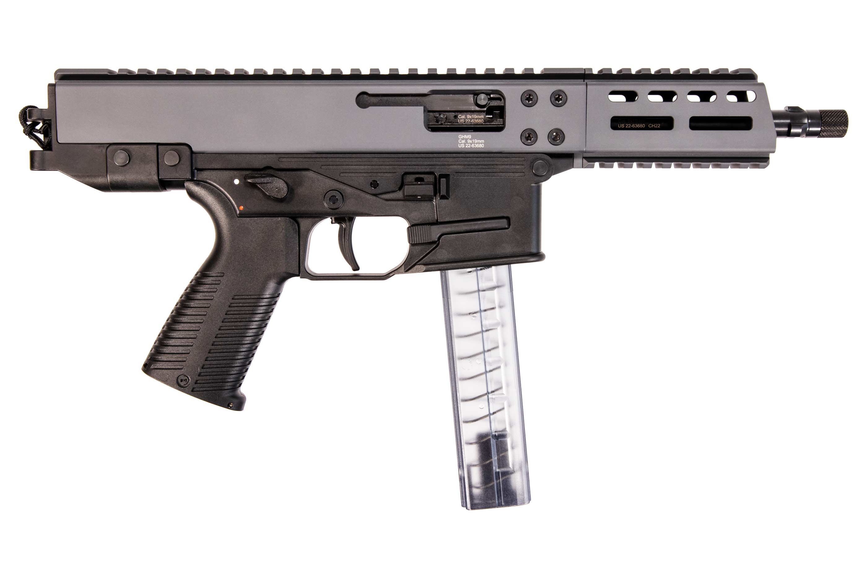B&T USA GHM9-US 9mm Semi-Auto Pistol - Sniper Grey | KYGUNCO