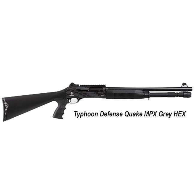 TYPHOON DEFENSE Quake MPX 12 Gauge 3" 18.5" 5rd Semi-Auto Shotgun ...