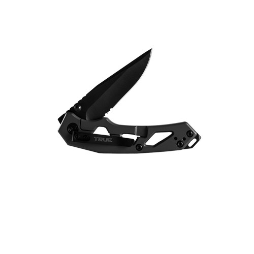 TRUE UTILITY Tactical Knife Pocket Knife - Black | KYGUNCO