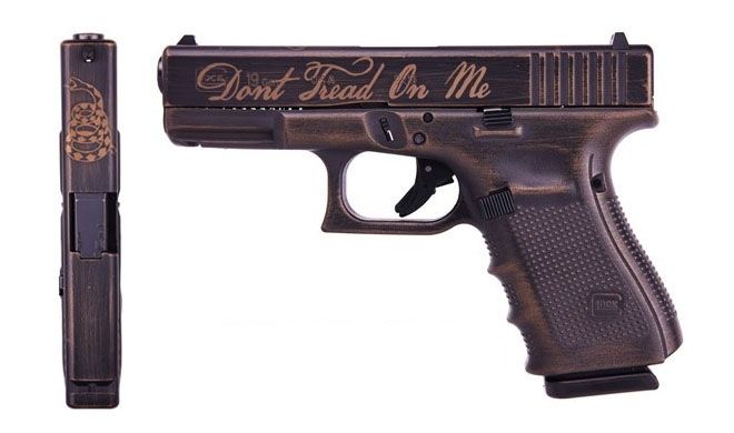 GLOCK G19 G3 9mm 4" 15rd Pistol | Don't Tread On Me Edition | KYGUNCO