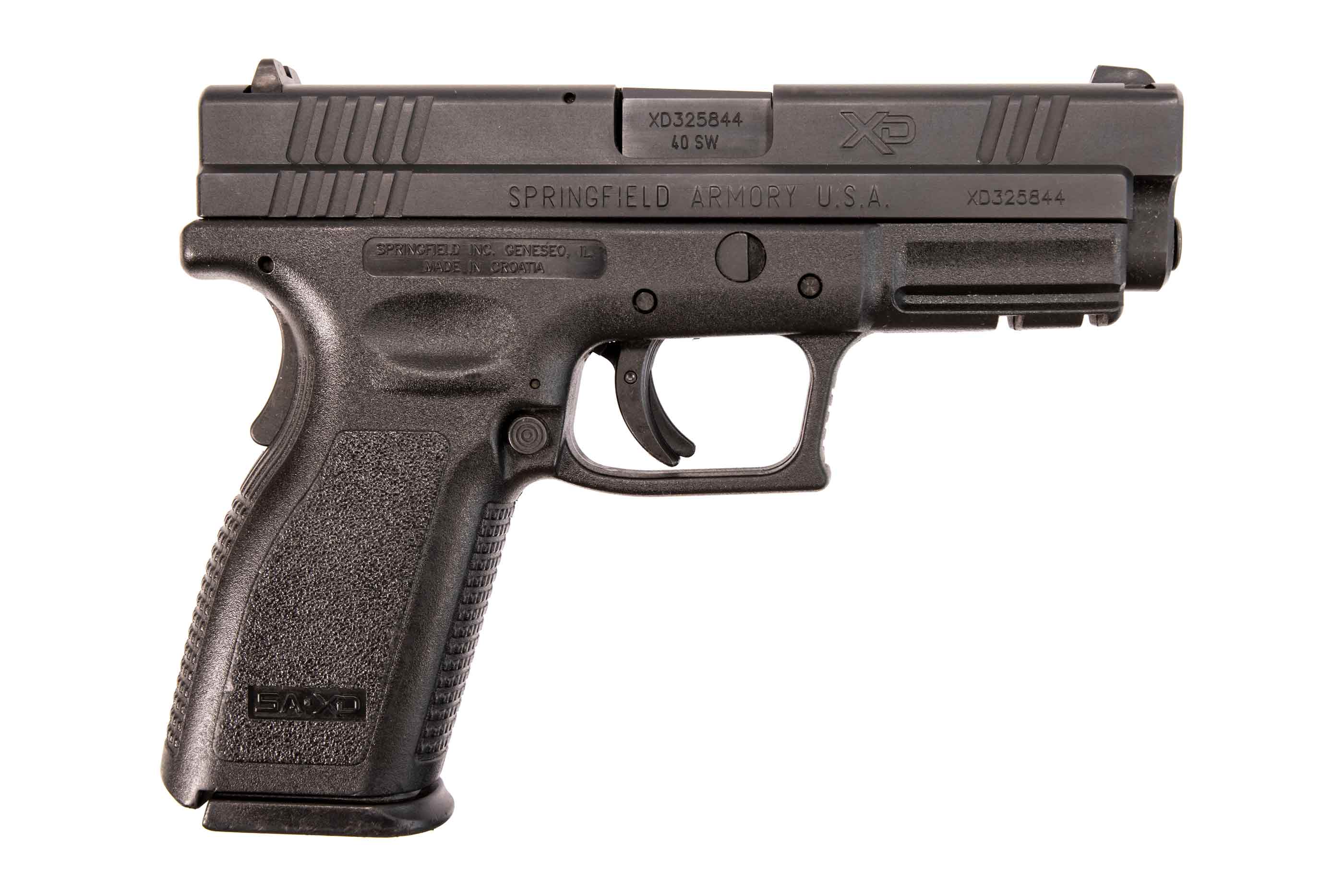 SPRINGFIELD ARMORY XD-40 4" Blk Police Trade In 12rd » KYGUNCO