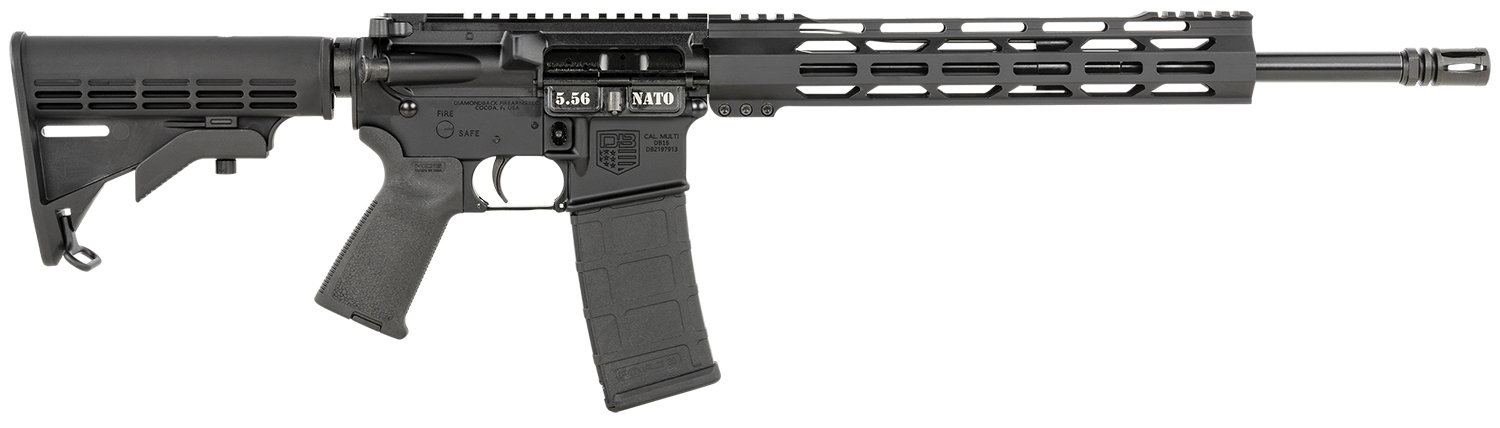 DIAMONDBACK FIREARMS DB15 5.56 16" 30rd Semi-Auto Rifle w/ MOE Grip ...