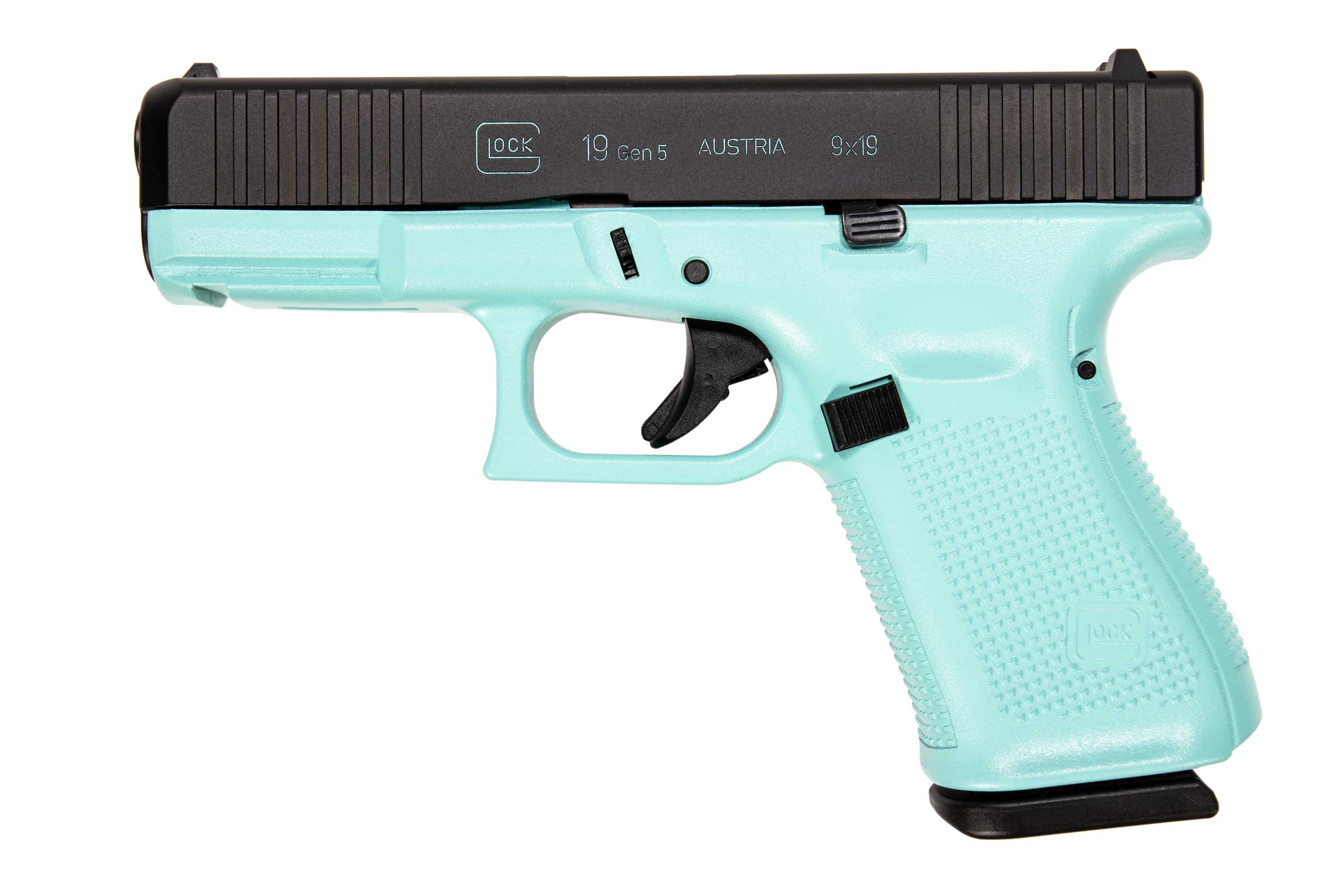 GLOCK G19 G5 9mm 4.02" Angel Blue 15rd FS | KYGUNCO