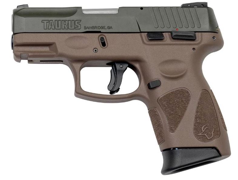 TAURUS G2C 9mm 3.26" 12rd Pistol - Tan | OD Green | KYGUNCO