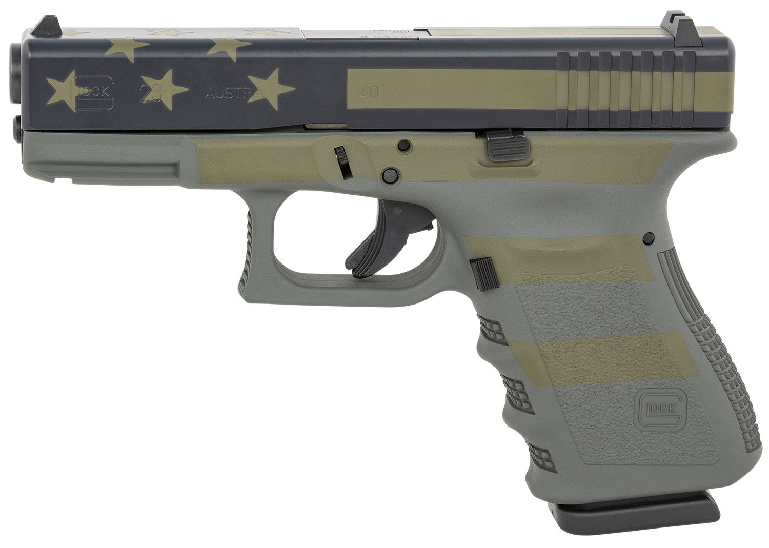 GLOCK G23 G3 40 S&W 4.02" 13rd Semi-Auto Pistol - Operator Flag ...