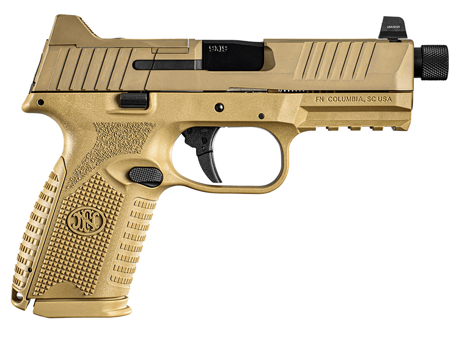 FN AMERICA FN 509M Tactical 9mm 4.5" 10rd Optic Ready Pistol w ...