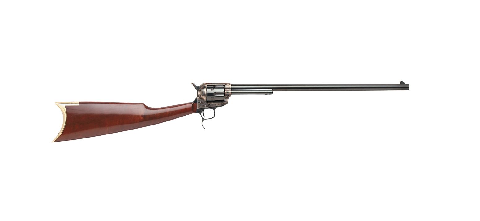 TAYLORS AND COMPANY 1873 Quickdraw 45LC 18" 6rd Revolving Rifle - Case ...