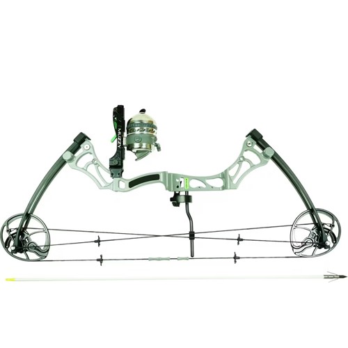 MUZZY Decay Bowfishing Right Hand Bow Kit (XD Reel, LV-R Seat, Mantis ...