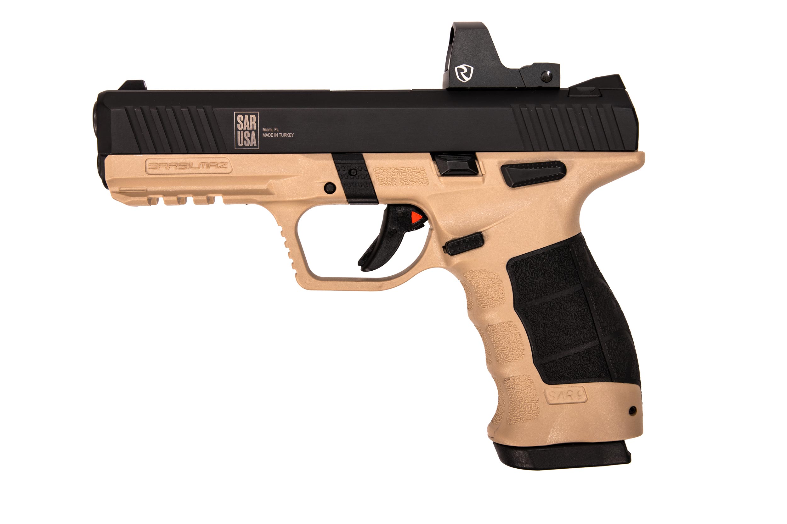 SAR USA SAR9 Mete 9mm Safari Blk 17rd KYGUNCO SAR USA SAR9 Mete 9mm Safari Blk 17rd KYGUNCO
