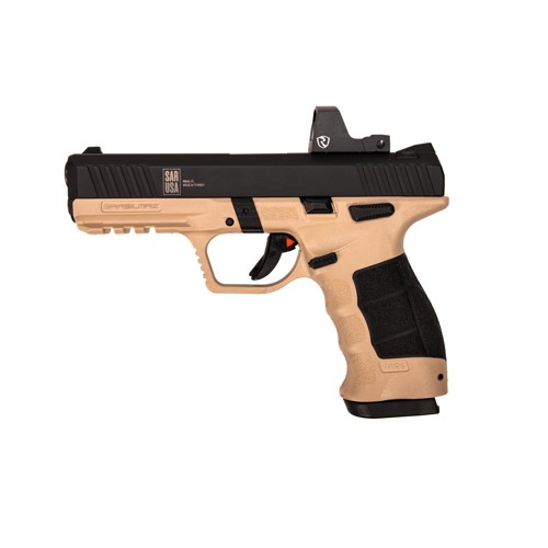 SAR USA SAR9 Mete 9mm Safari/Blk 17rd | KYGUNCO