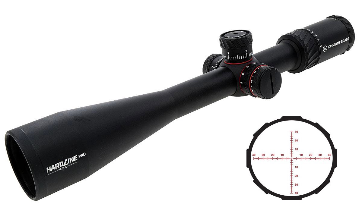 CRIMSON TRACE Hardline Pro 6-24x50 30mm 1/4 MOA MR1-MOA Reticle » KYGUNCO