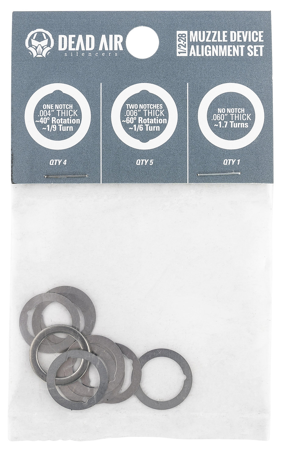 DEAD AIR Shim Kit Shim Kit for 5.56 Rifles » KYGUNCO