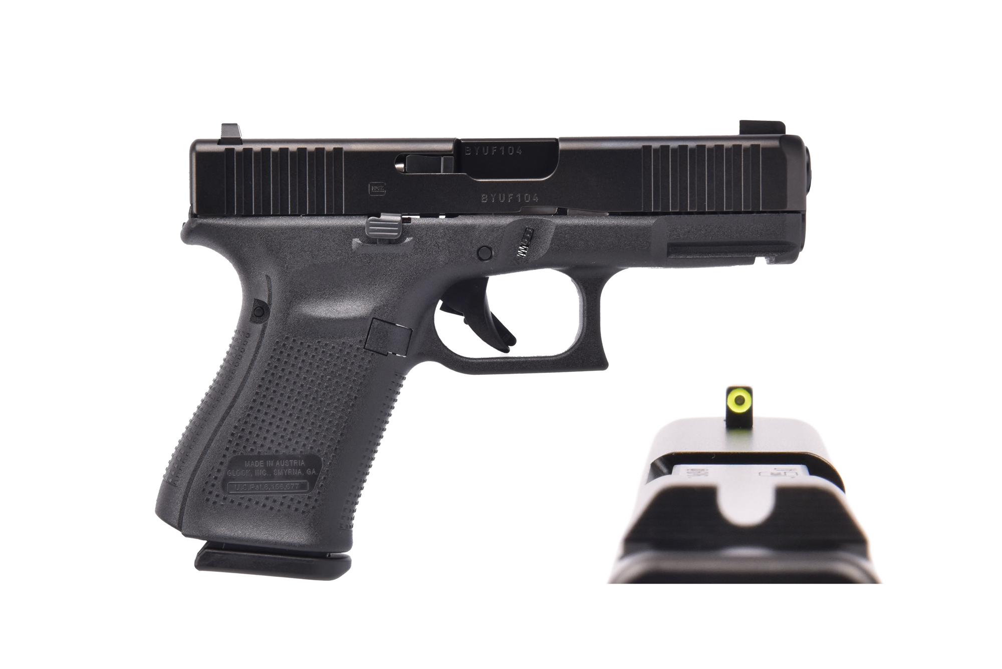 GLOCK G19 G5 9mm 4.02" 15rd Pistol w/ Ameriglo Sights - Black | KYGUNCO