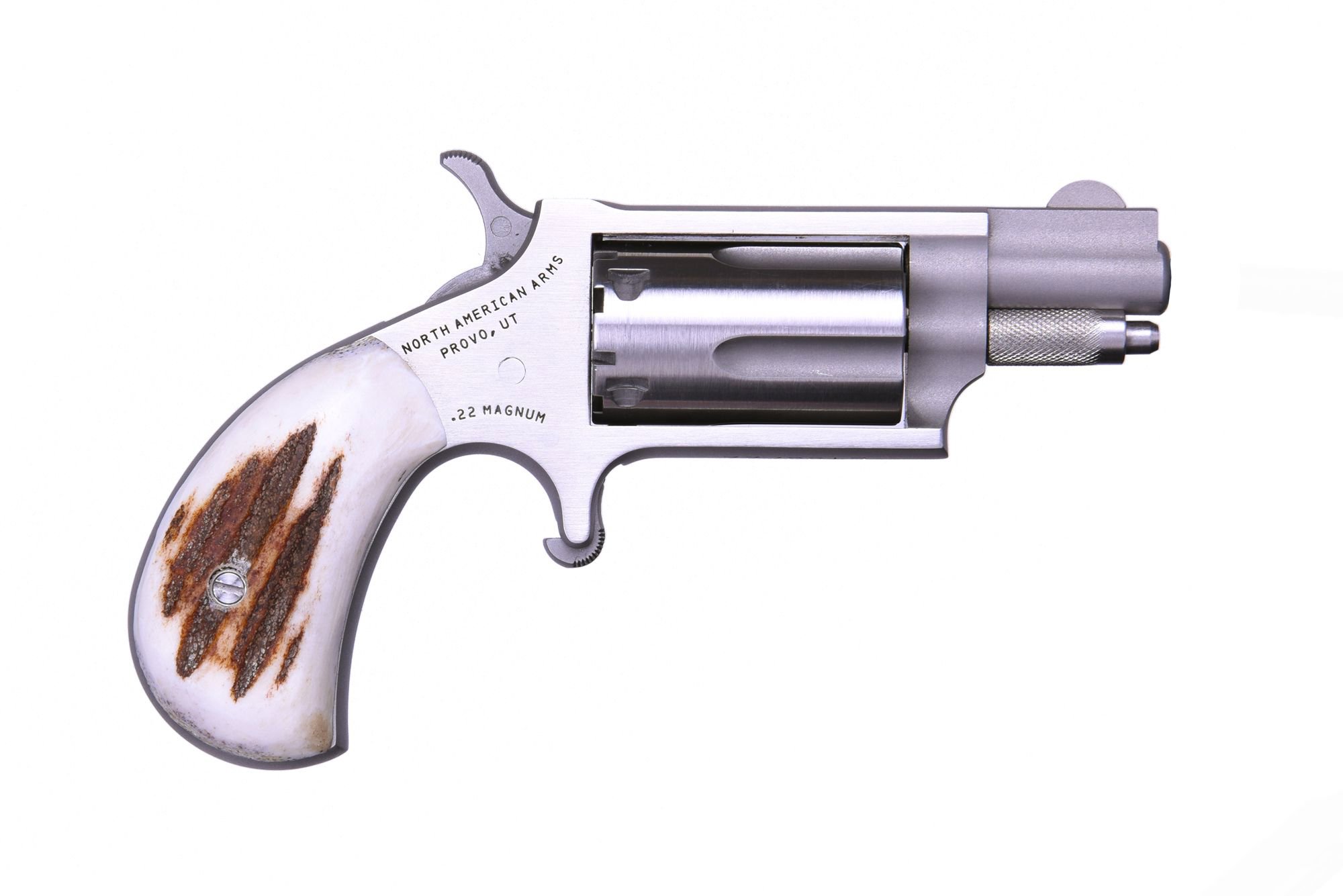 NAA Mini-Revolver 22 Magnum 1.1in Stainless 5rd » KYGUNCO