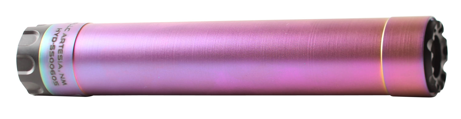 CGS GROUP 22 LR 5.65" Titanium Suppressor / Silencer - Rainbow PVD ...
