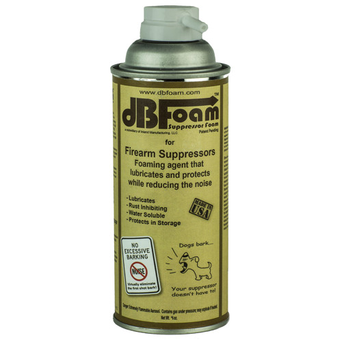 INLAND Suppressor Foam 4 oz 3-5 dB Reduction w/10 Shots | KYGUNCO