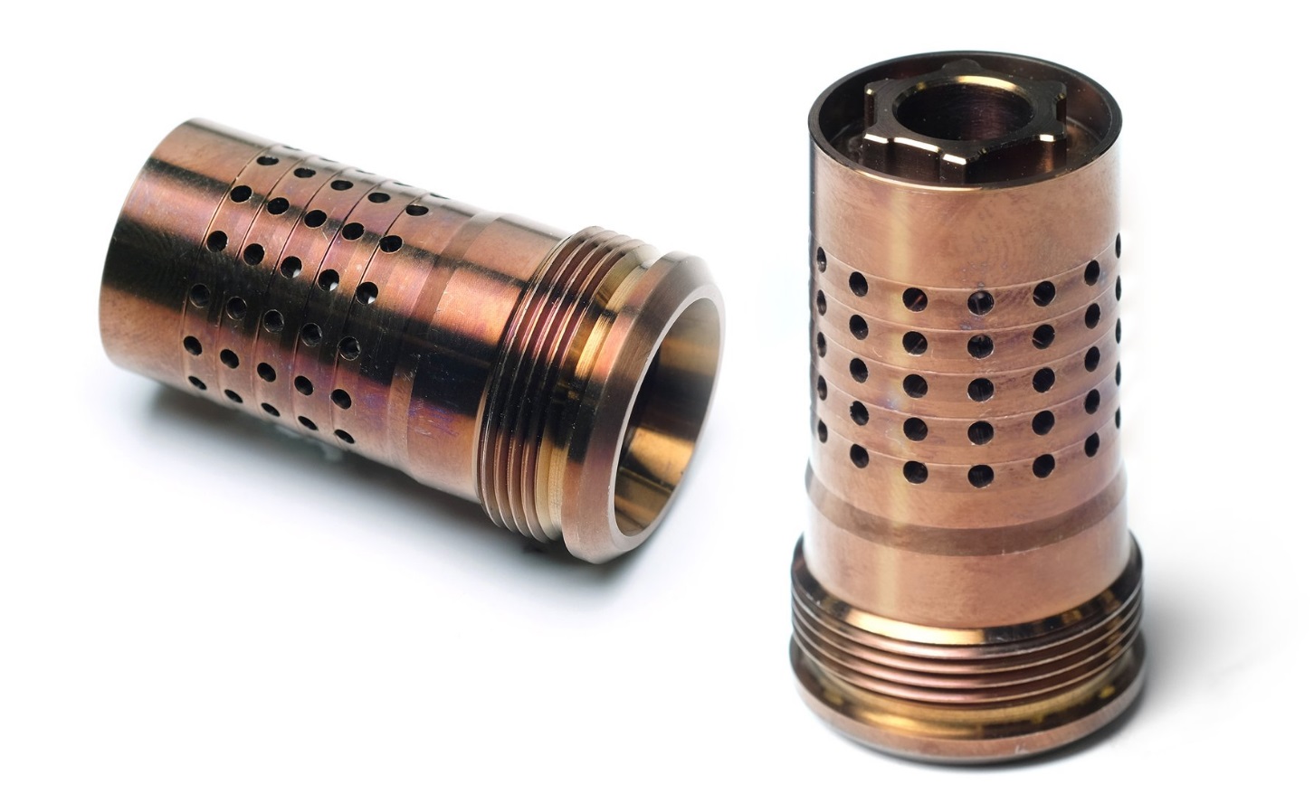 Q LLC Cherry Bomb Muzzle Brake 1/2x28 | KYGUNCO
