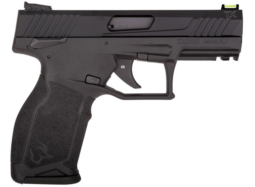 TAURUS TX22 22 LR 4.1" 16rd Pistol w/ Threaded Barrel & Fiber Optic ...