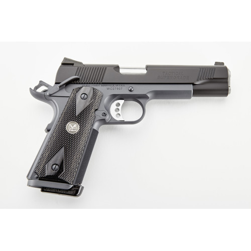 WILSON COMBAT TACTICAL SUPERGRADE 1911 5ʺ 8rd Pistol - Black / Grey ...