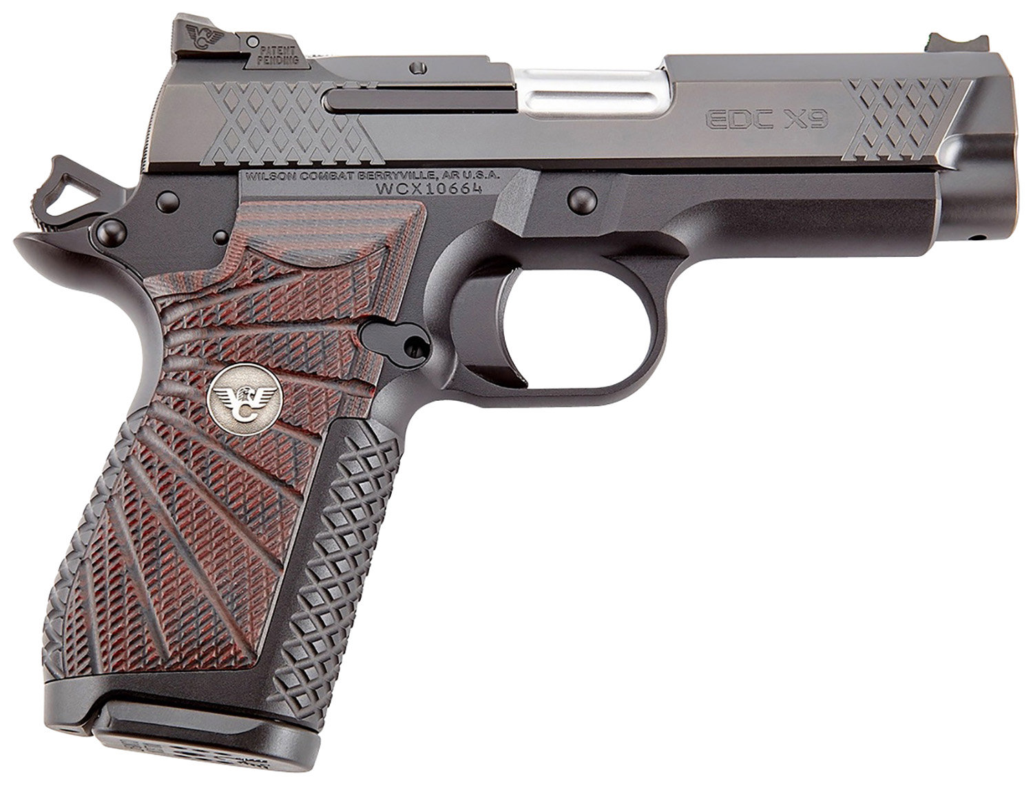 WILSON COMBAT EDC X9 1911 9mm 4" 15rd Pistol w/ Ambi Safety - Wood ...