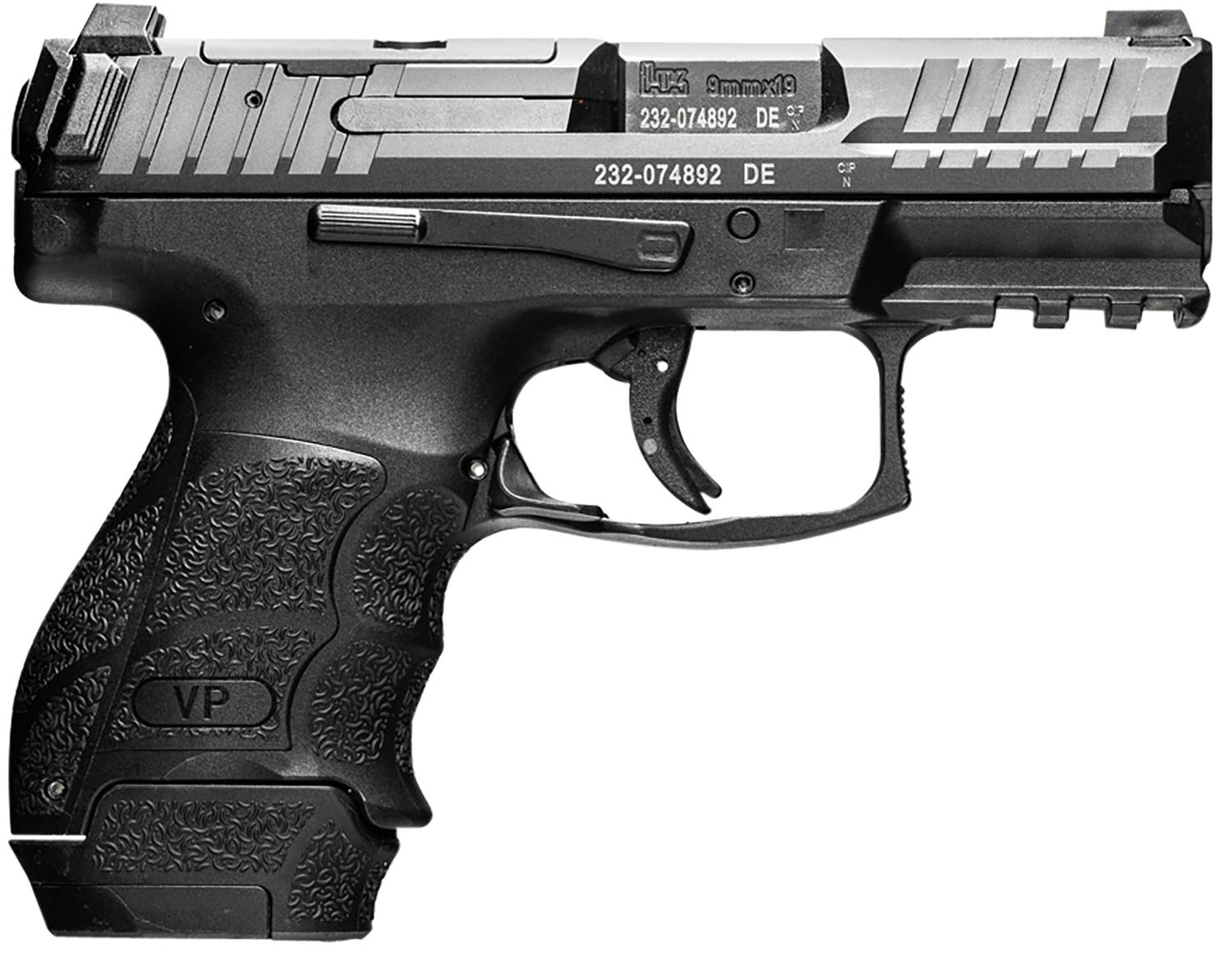 HK USA VP9SK 9mm 3.39" 15rd Optic Ready Pistol w/ Night Sights - Black ...