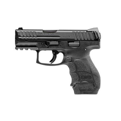 HK USA VP9SK-B Subcompact 9mm 3.39ʺ 15rd/12rd Pistol | Black | KYGUNCO