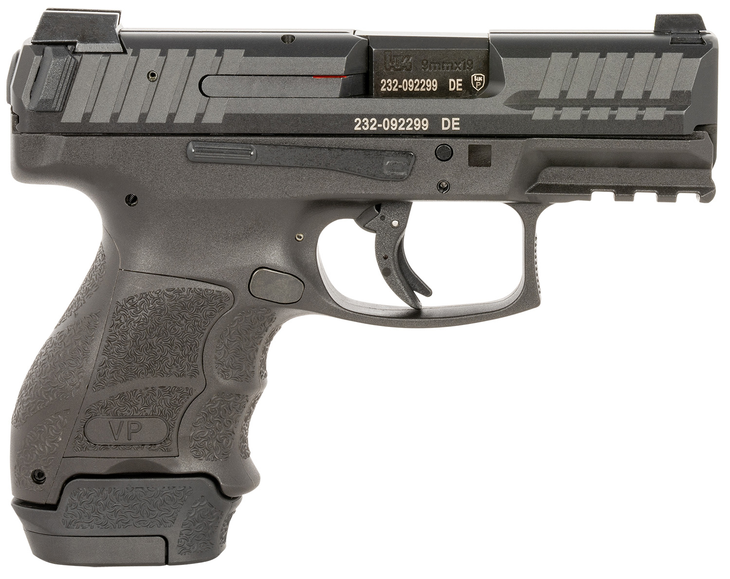 HK USA VP9SK-B Subcompact 9mm 3.39" 12/15rd Pistol w/ Night Sights ...