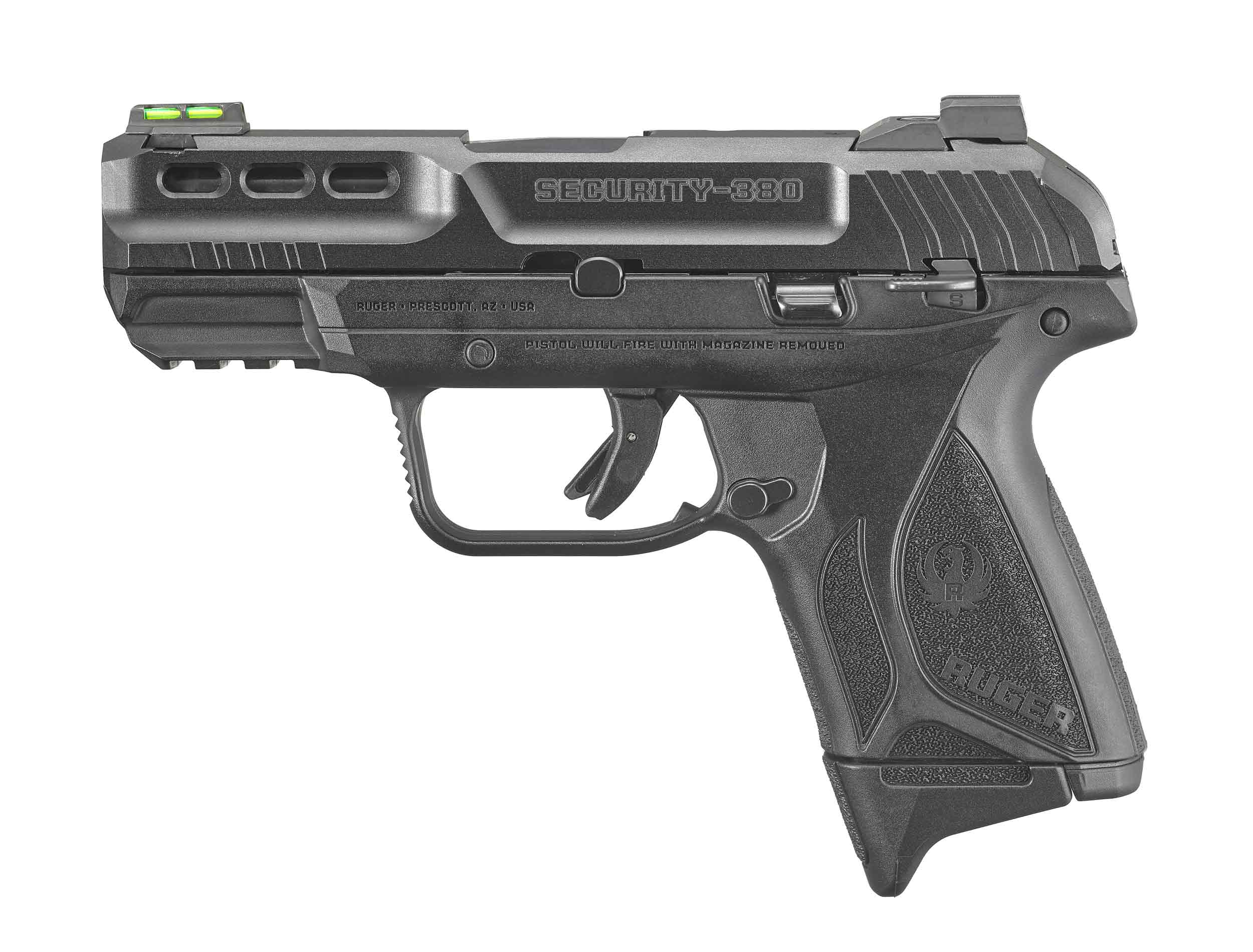 RUGER Security-380® 380ACP 3.42ʺ 15rd Lite Rack™ Pistol | Black | KYGUNCO