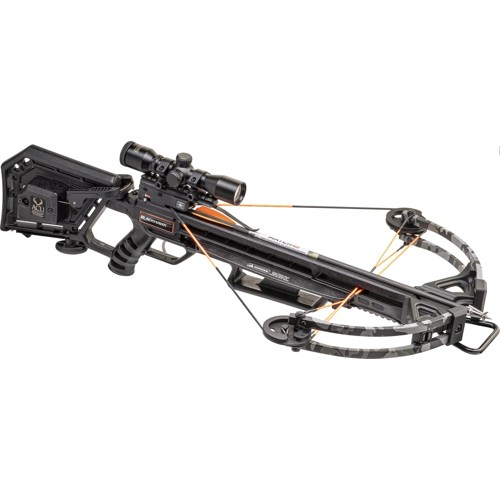 WICKED RIDGE Blackhawk XT ACUdraw Crossbow w/ Multi-Line Scope | Black ...