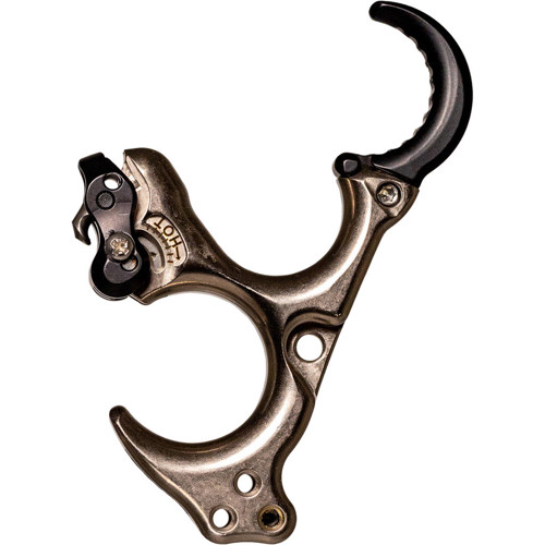 TRUBALL ARCHERY Honey Badger Claw Flex 3Finger Quick Slvr Brass Sm ...