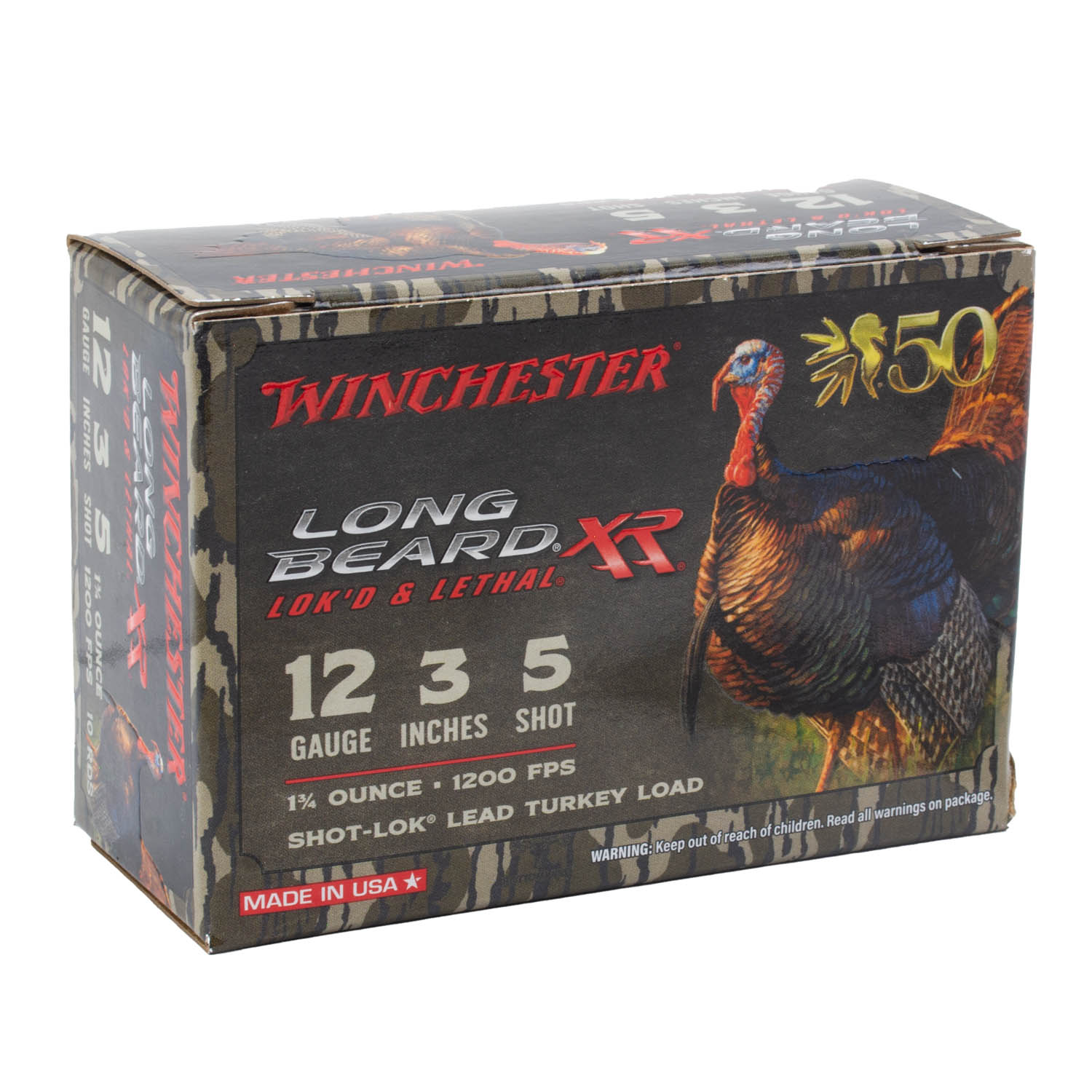 WINCHESTER Long Beard XR 12 Gauge 3" 1.75 Oz #5 Shotshell | 10 Round ...
