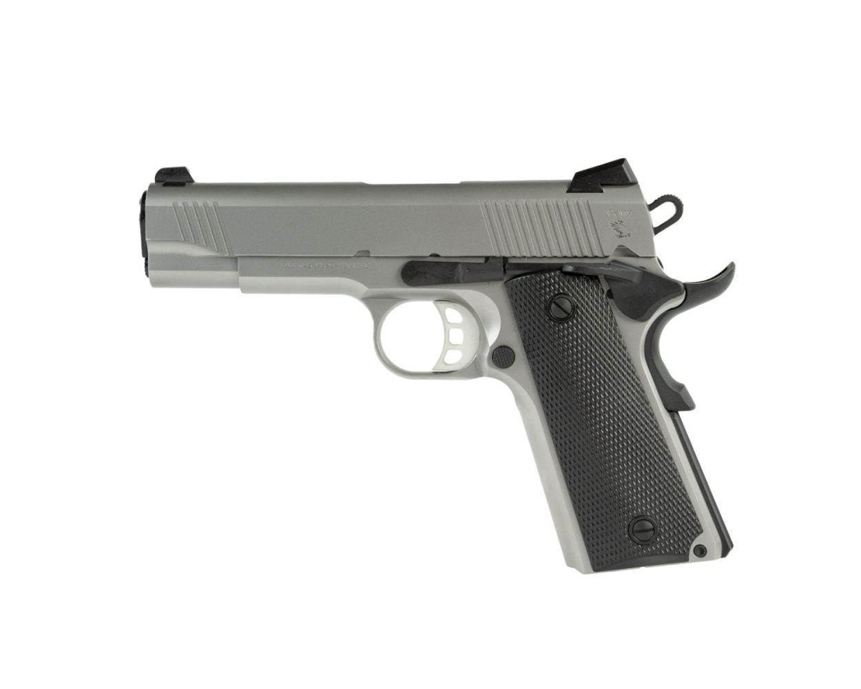 TISAS (SDS Imports) 1911 SS45 Carry 45ACP 4.25" 8rd Pistol - Stainless ...
