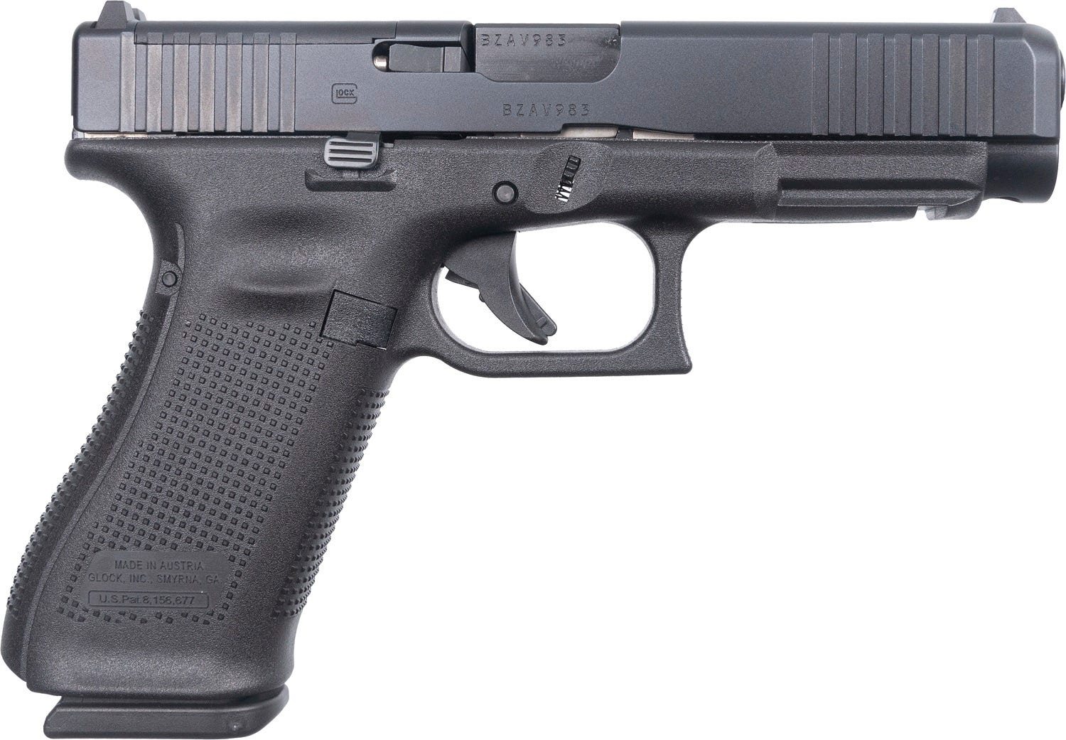 GLOCK G47 G5 MOS 9mm 4.49" 17+1 Optic Ready Pistol - Black | KYGUNCO