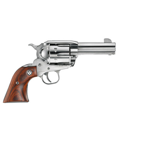 RUGER Vaquero 45LC 3.75ʺ 6rd Revolver - High Gloss Stainless Steel ...