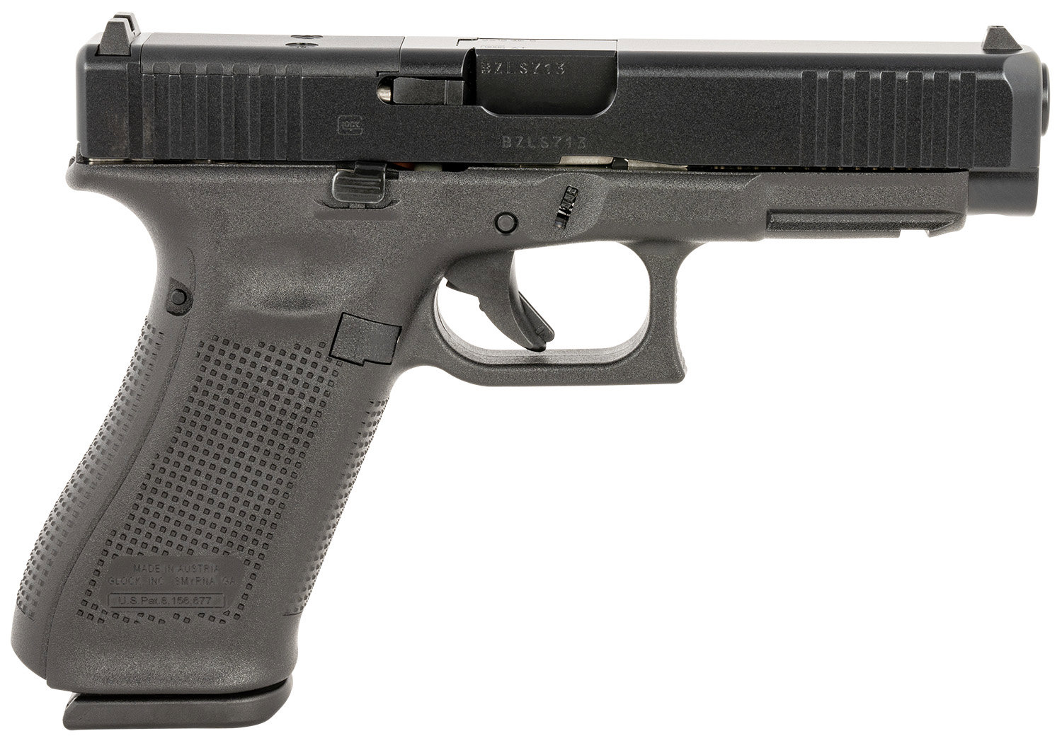 GLOCK G47 G5 MOS 9mm 4.49" 10rd Optic Ready Pistol - Black | KYGUNCO