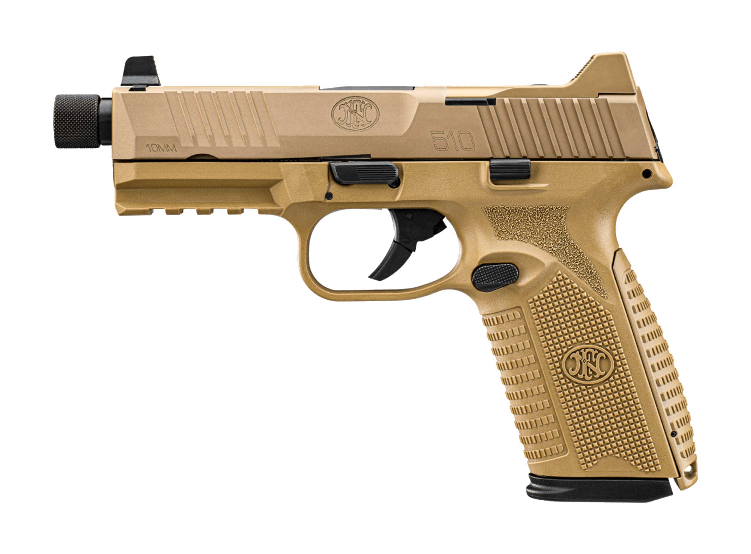 FN AMERICA FN 510™ Tactical 10mm TB FDE Optic Ready NS | KYGUNCO