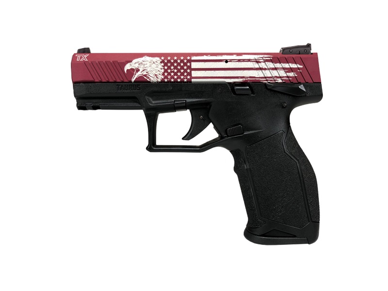 TAURUS TX22 22LR 4.1" 16+1 Pistol - Red Flag Slide | KYGUNCO