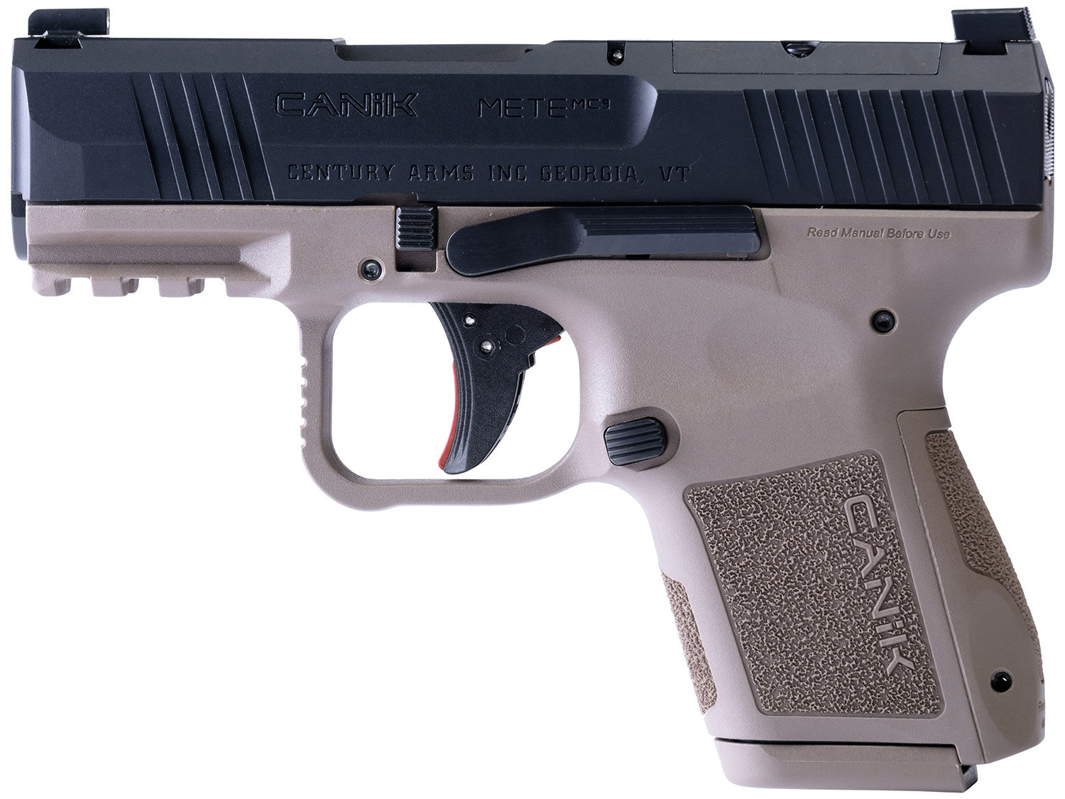 CANIK METE MC9 9mm 3.18" 15rd Optic Ready Pistol - Black / FDE | KYGUNCO