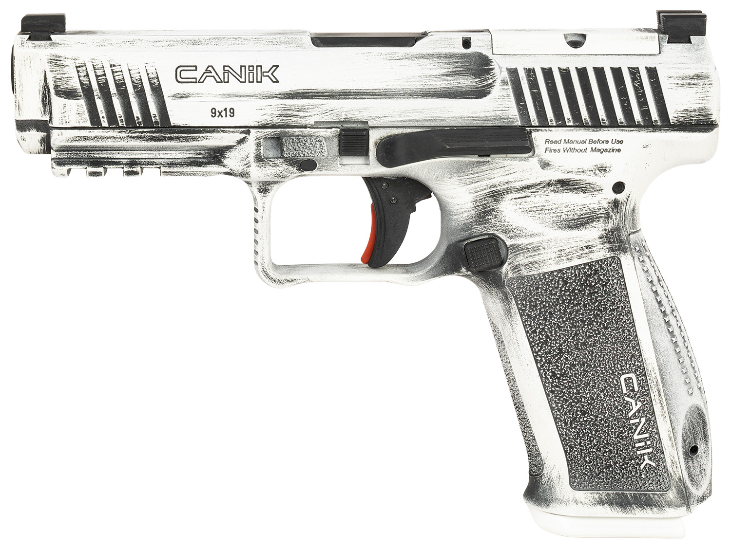 CANIK Mete SFT 9mm 20rd Optic Ready Pistol - Arctic Distressed White ...