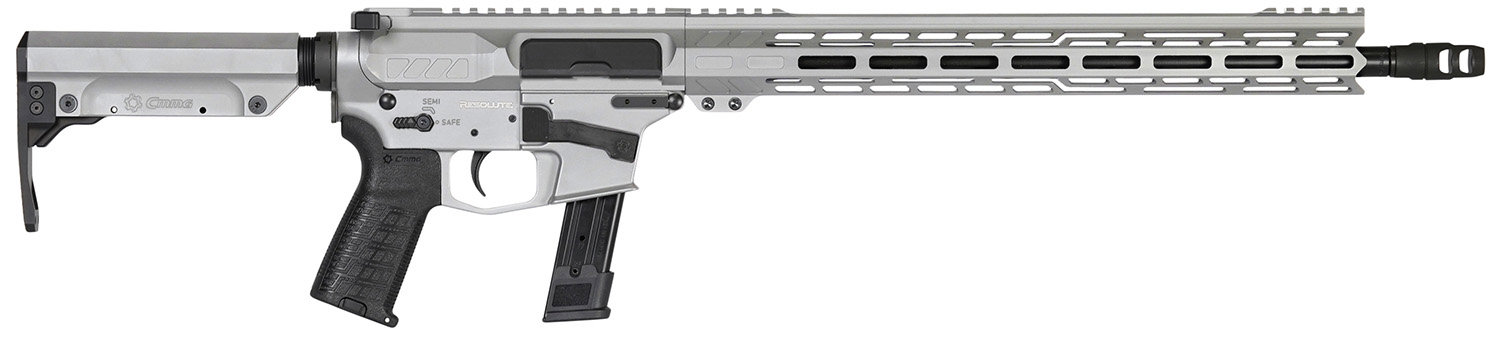 CMMG Resolute Mk17 9mm 16.1" 21rd Semi-Auto Rifle - M-LOK - Titanium ...