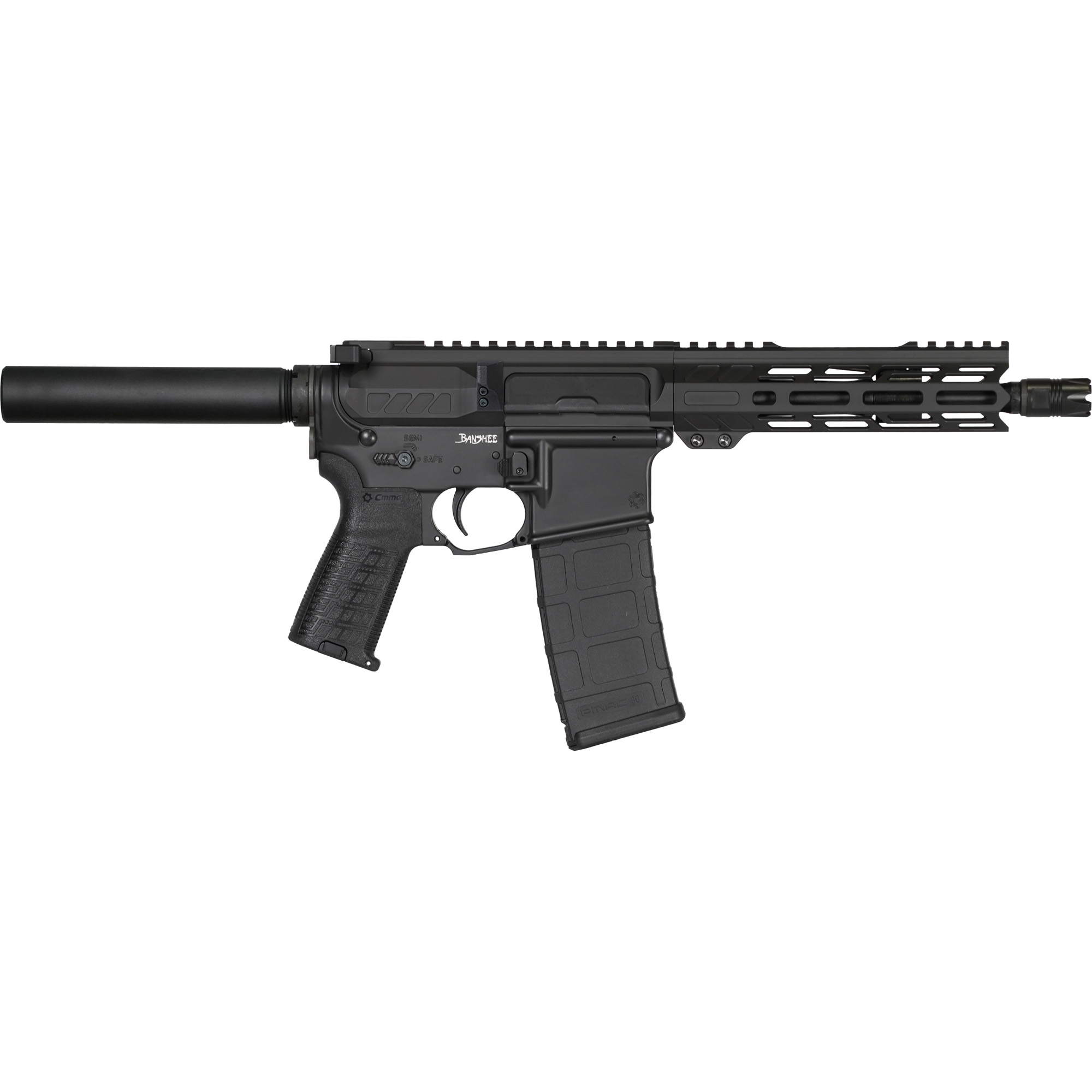 CMMG Mk4 Banshee 300 AAC Blackout 8" 30rd Pistol w/ Tube | Black | KYGUNCO
