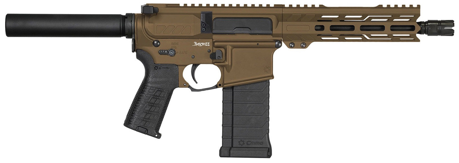 CMMG Mk4 Banshee 5.7x28mm 8" 40rd Pistol w/ Tube - Midnight Bronze ...