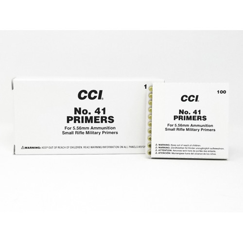 CCI Mil-Spec No. 41 / 5.56 Small Rifle Primers - 1000 Brick | KYGUNCO