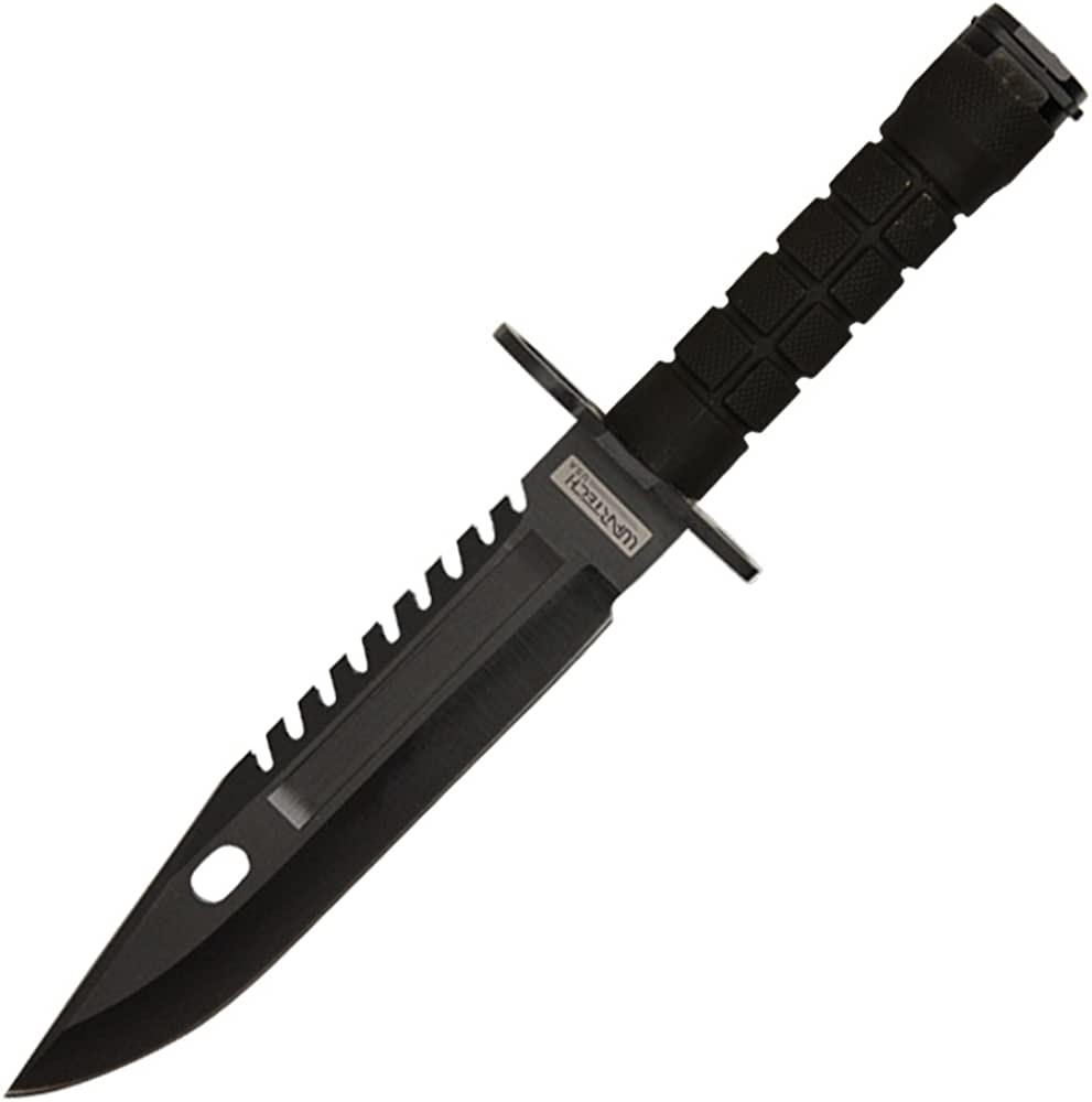 WARTECH M-9 Bayonet Fixed Blade 8" Drop Point Blad w/ Nylon Sheath ...
