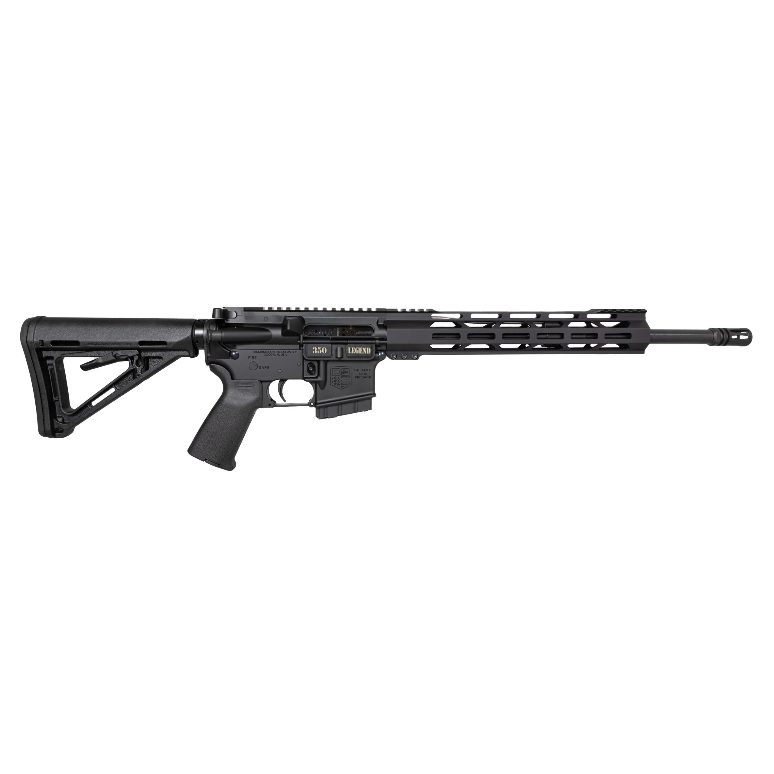 DIAMONDBACK FIREARMS Carbon DB15 Rifle 350 Legend 16" 5rd Black | KYGUNCO
