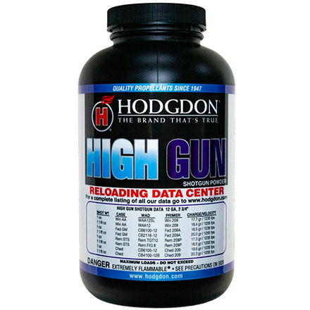 HODGDON High Gun Smokeless Shotgun, Pistol Powder | 1 Lb | KYGUNCO