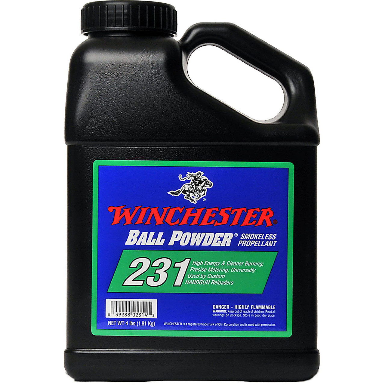 WINCHESTER 231 Smokeless Ball Powder | 4 Lb | KYGUNCO